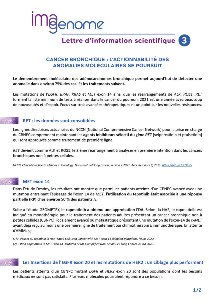 Lettre d'information scientifique - 13/12/2021 - Imagenome